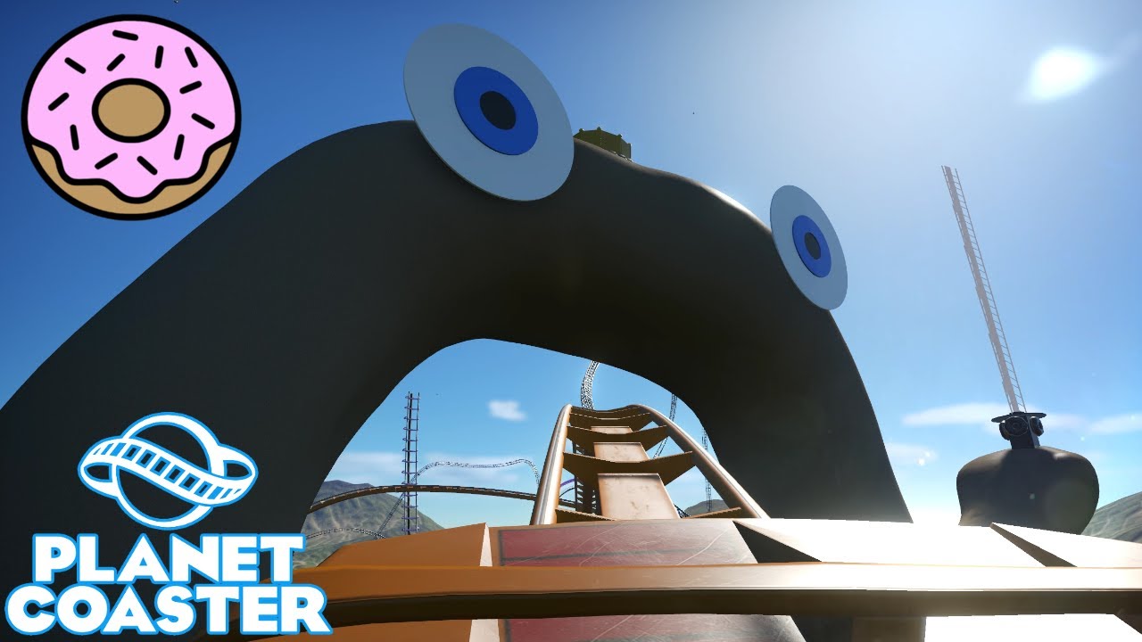DOUBLE DONUT COASTER - Planet Coaster - YouTube