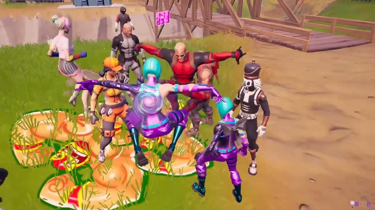 fortnite wonder skin emote battle - YouTube