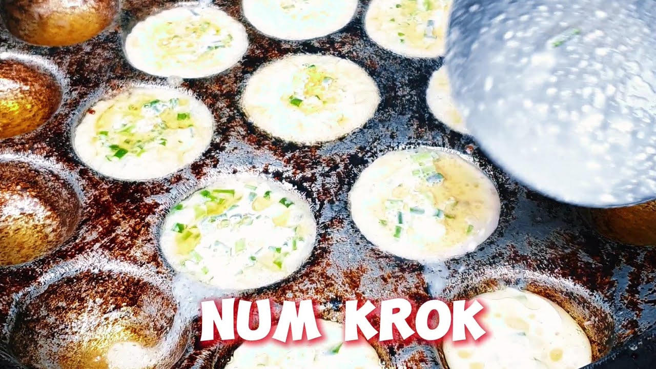 Num Krok in Cambodia! visit here to taste 😋 #amazingtaste #shorts # ...