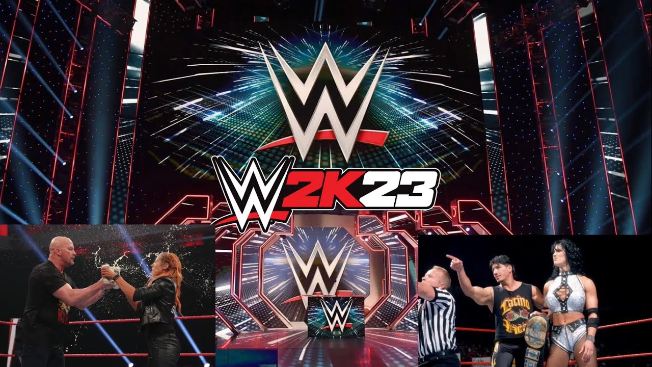 WWE 2K23: Becky Lynch and Stone Cold vs Chyna and Eddie Guerrero 2v2 ...