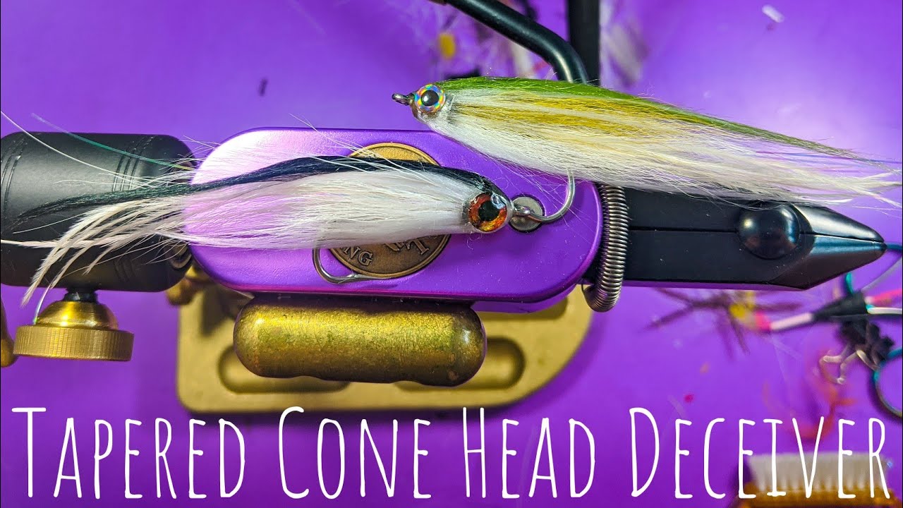 Tapered Cone Head Deceiver - Montage d'un streamer - YouTube
