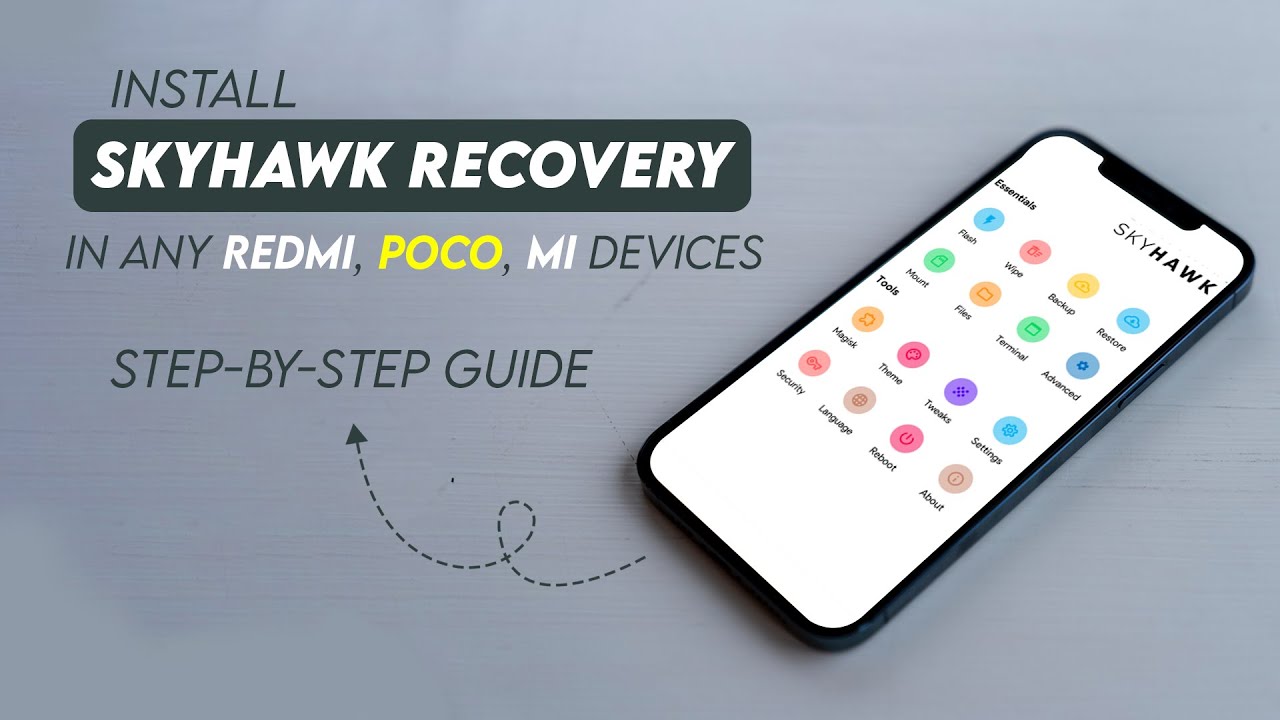 INSTALL Skyhawk Recovery on Any Redmi Poco Mi : Step-by-Step Guide ...