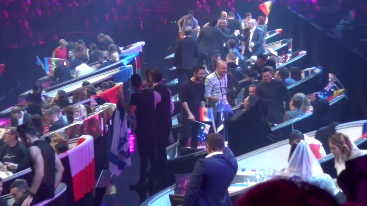 Eurovision 2017 backstage: Green Room τελικός - YouTube