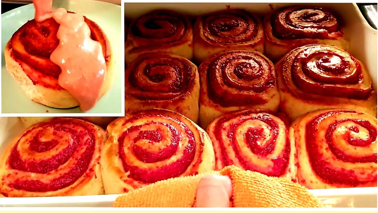 My Version: Beetroot Rolls and Beetroot Glaze Recipe - YouTube