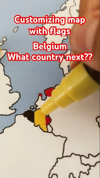 Customizing map with flags! part 2 - Belgium 🇧🇪 - YouTube
