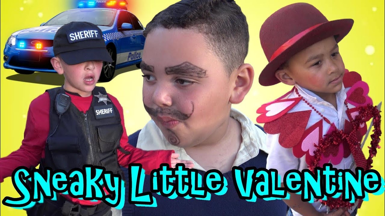 COPS TAKE IN SNEAKY VALENTINE - KIDS CAN'T GET HIM - POLICE RESPOND ...