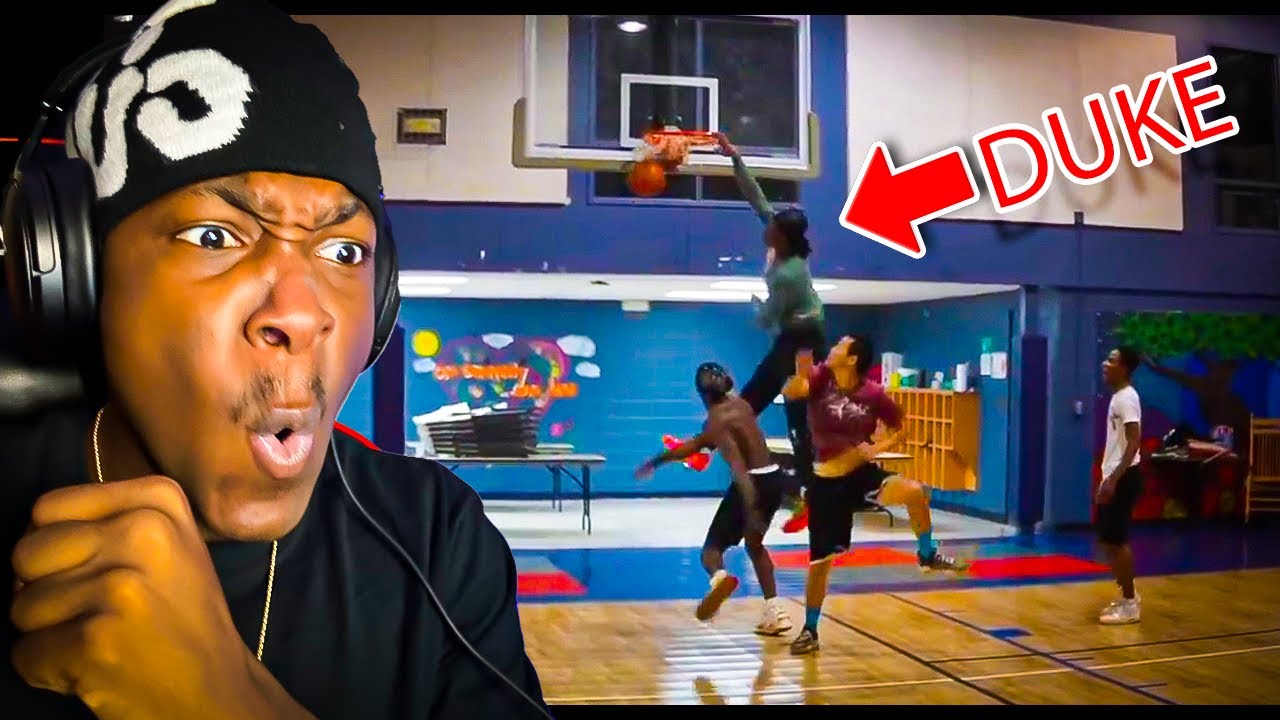 HOLY SH**!!! 🤯 Duke Dennis Dunks On 2 PEOPLE? DEEBLOCK 5V5 BASKETBALL! REACTION! - YouTube