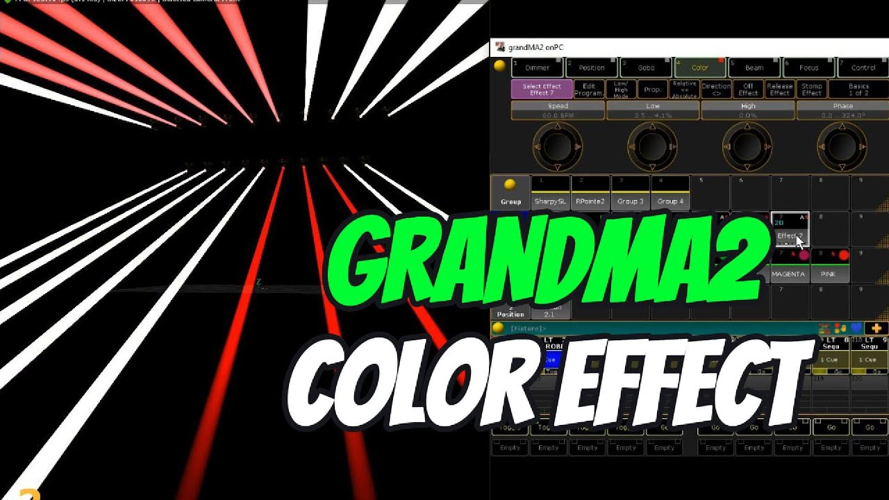 GRANDMA2 COLOR EFFECT - YouTube
