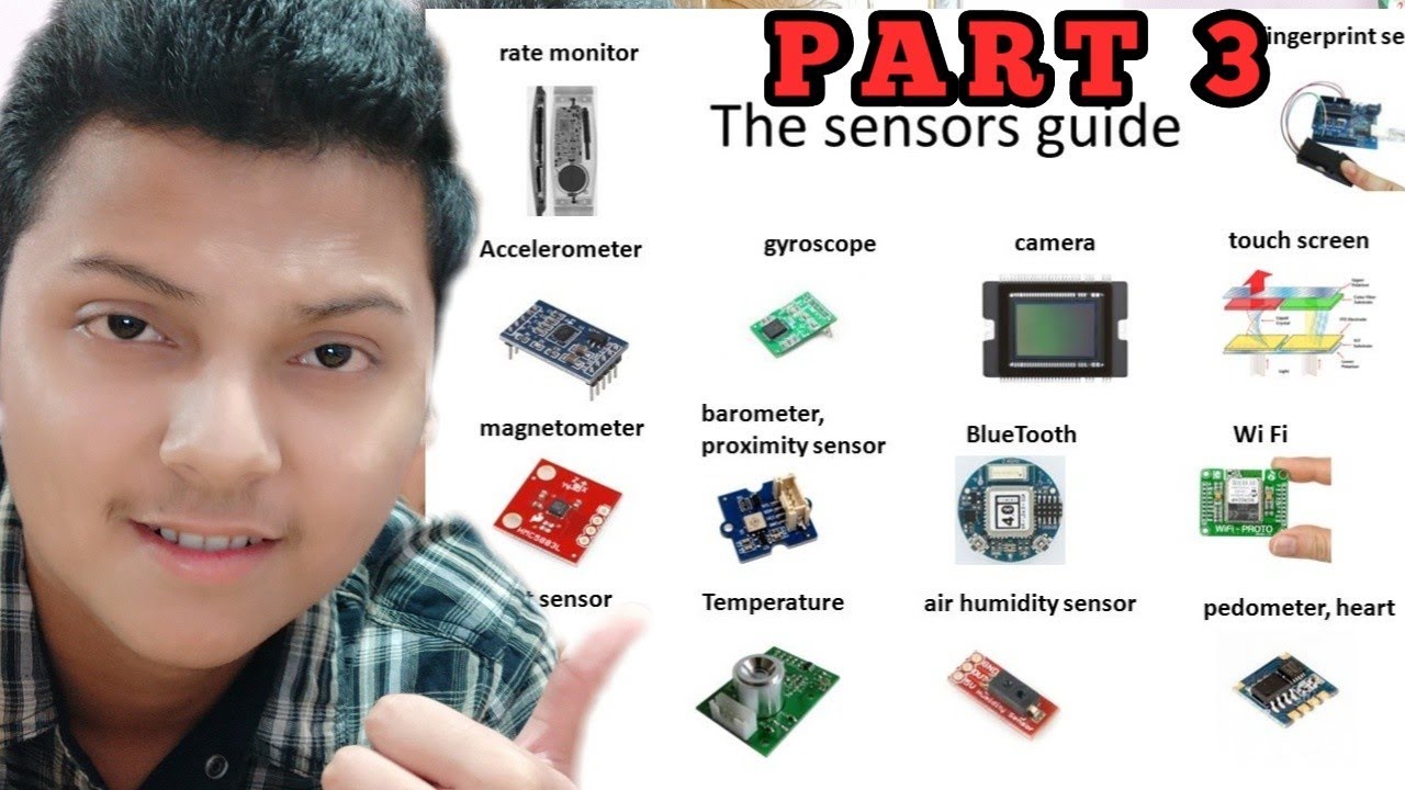 smartphone sensor- Gyroscope, Proximity, Barometer, Magnetometer, Light ...