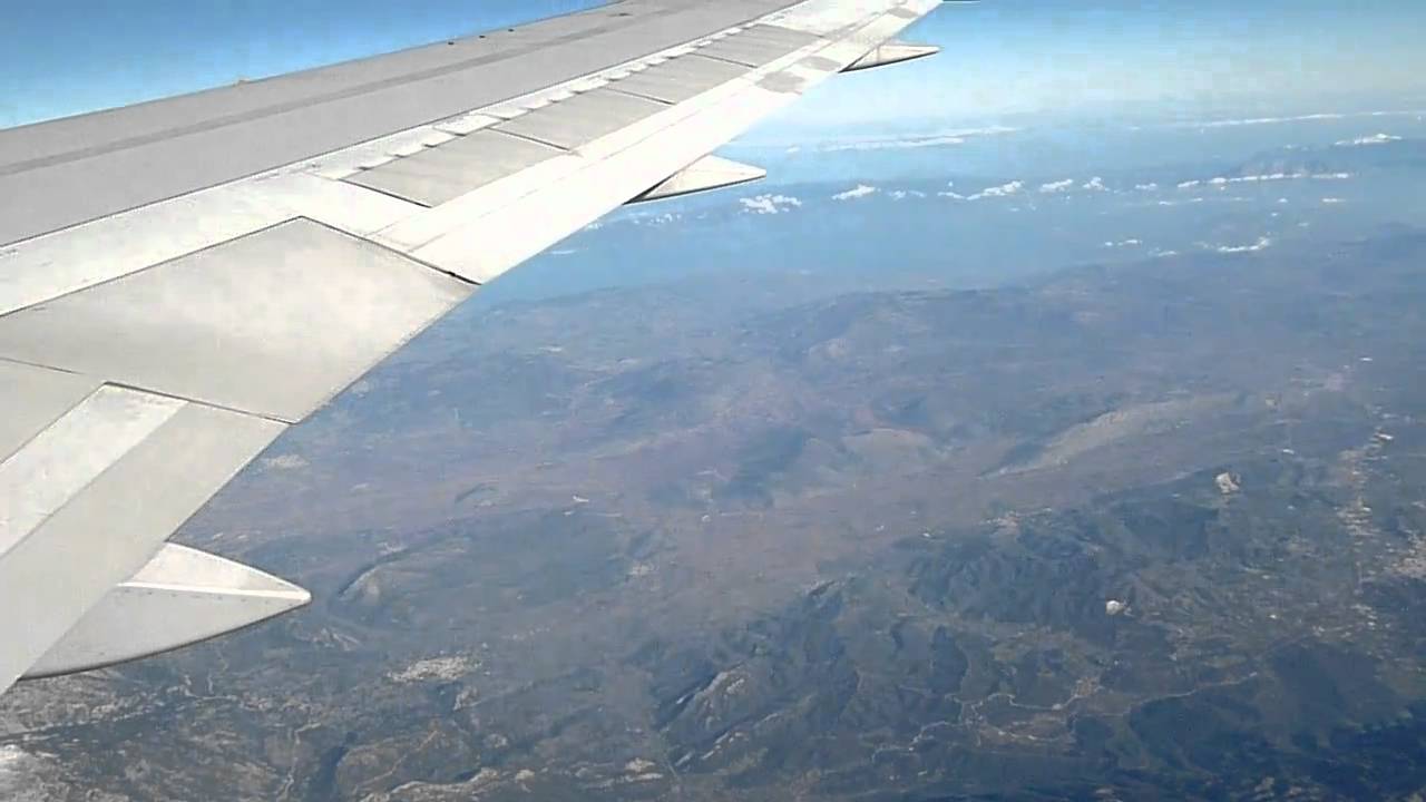 Flying over Greece, Η Ελλαδα ψηλα απο αεροπλανο - YouTube