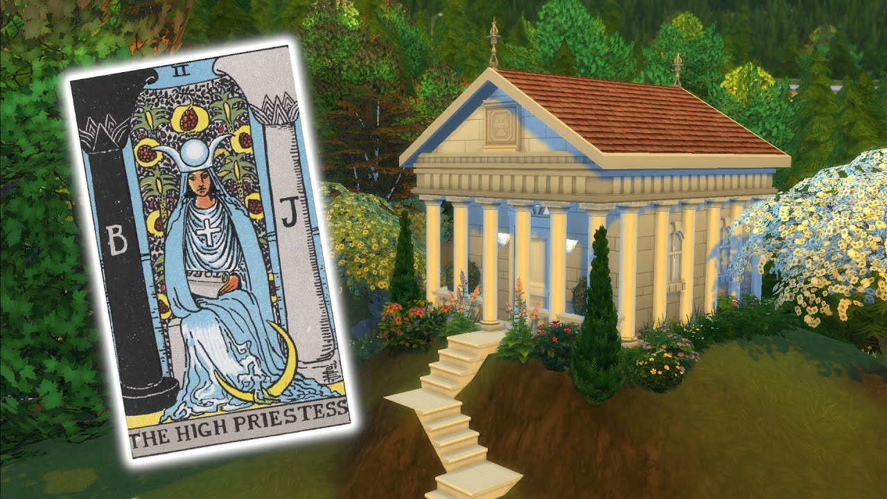The High Priestess' Micro Temple || The Sims 4 Speed Build || No CC ...