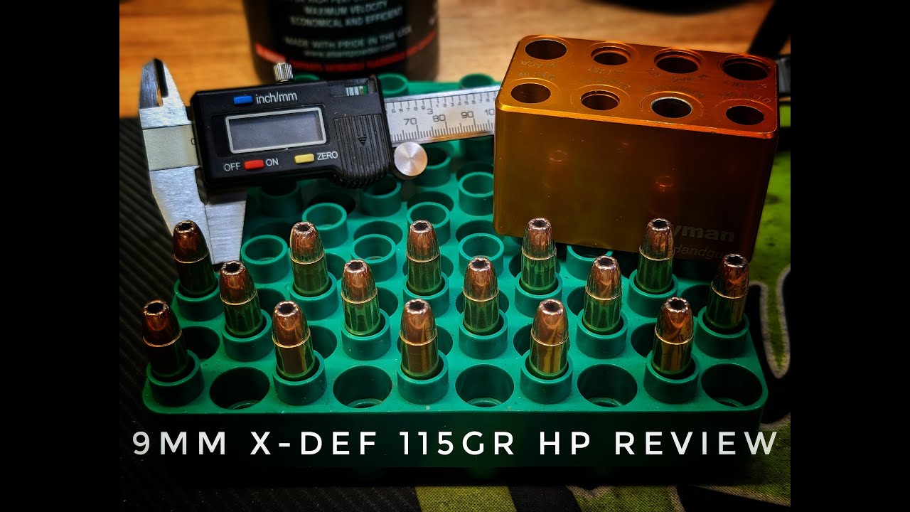 X-Treme Bullets 9MM X-DEF 115GR HP Review Pt.2 - YouTube