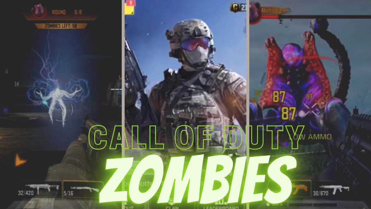 Call of Duty Mobile Zombie’s Game Play - YouTube