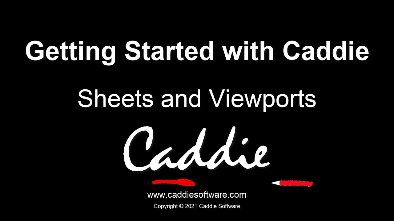 Sheets Viewports in Caddie - YouTube