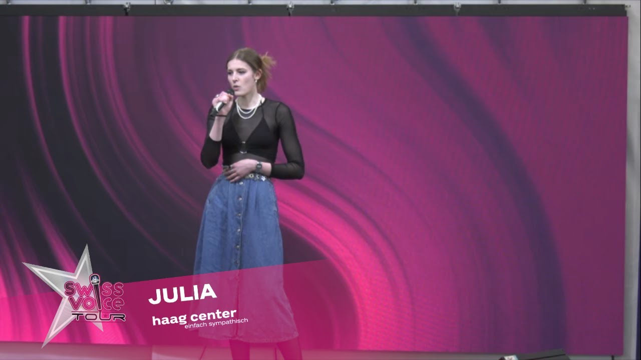 Julia - Swiss Voice Tour 2023, Haag Center - YouTube