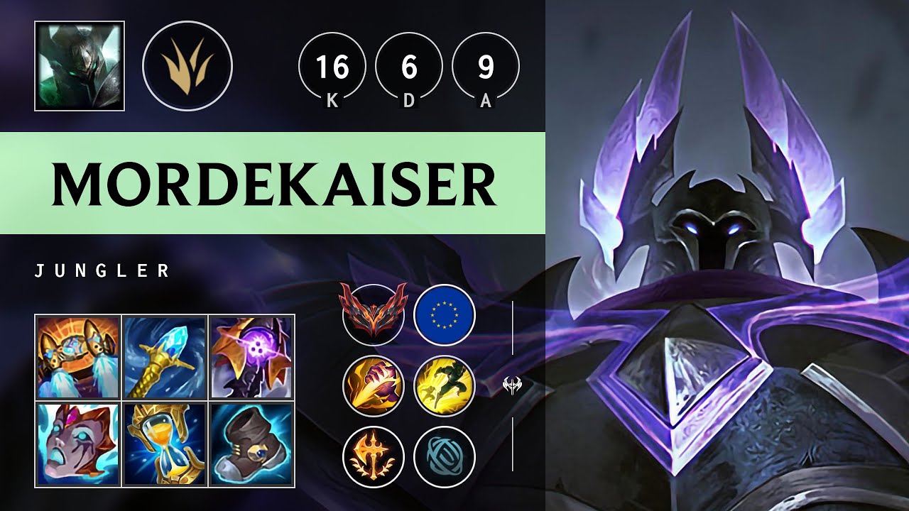 Mordekaiser Jungle vs Skarner: Triple Kill, Legendary - EUW Grandmaster ...