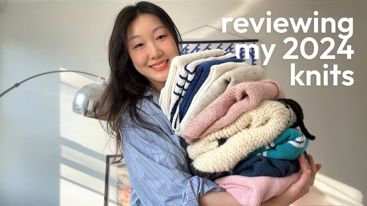 reviewing (and ranking) my 2024 knits - YouTube