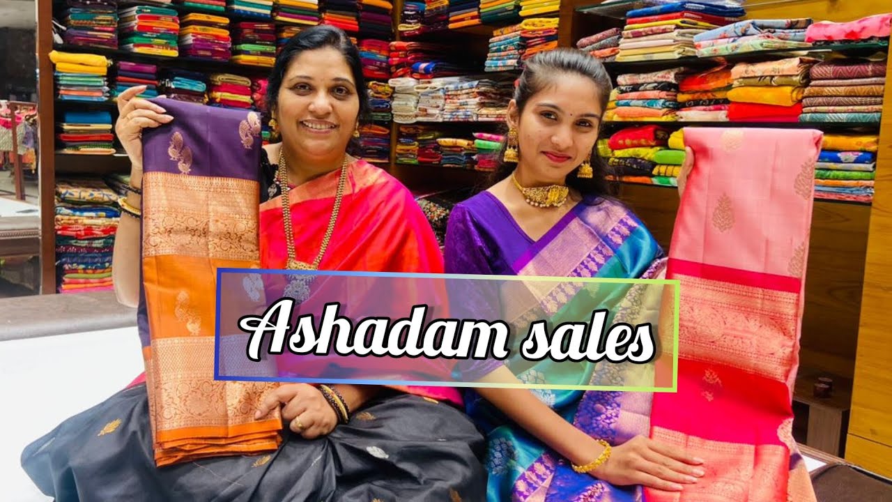 Ashadam sale on pure handloom kanchipuram pattu sarees.. to order ...