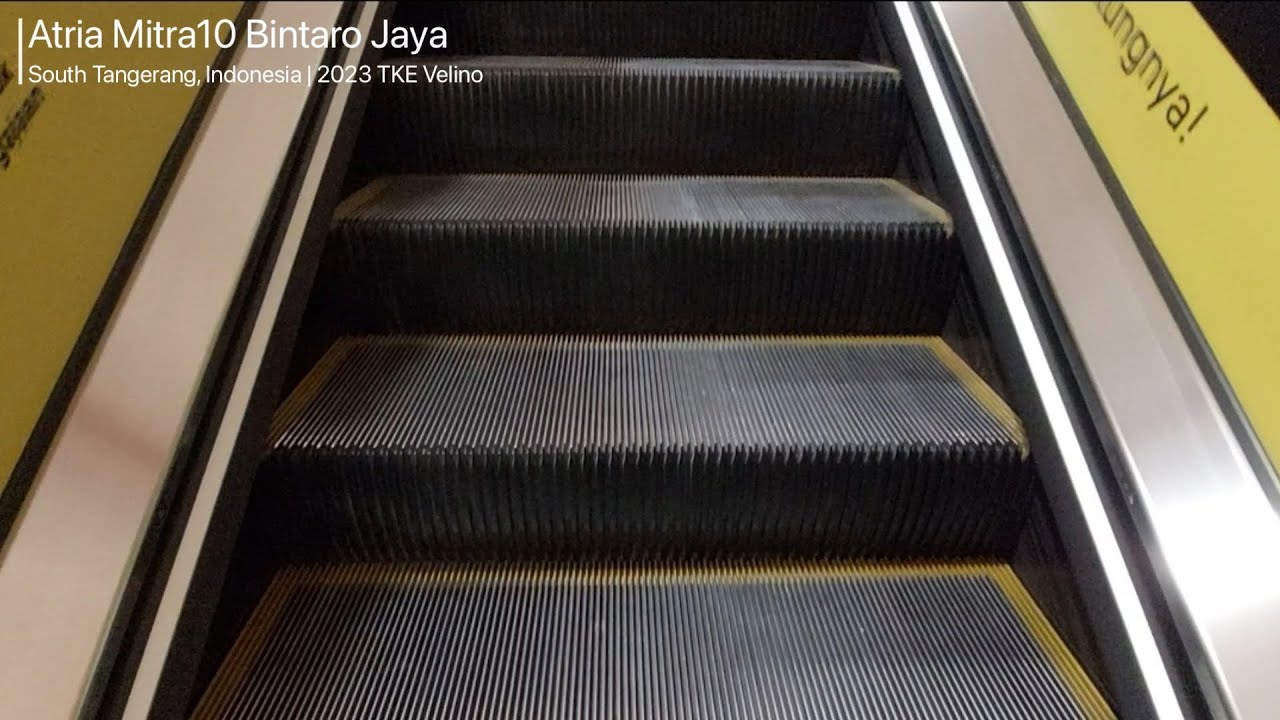 Brand New TKE Velino Escalators at Atria Mitra10 Bintaro Jaya, South ...