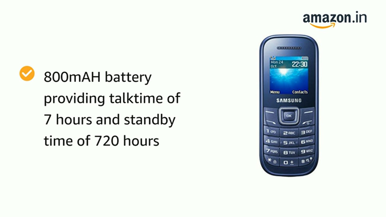 Samsung Guru 1200 GT E1200, Indigo Blue Amazon in Electronics 2 - YouTube