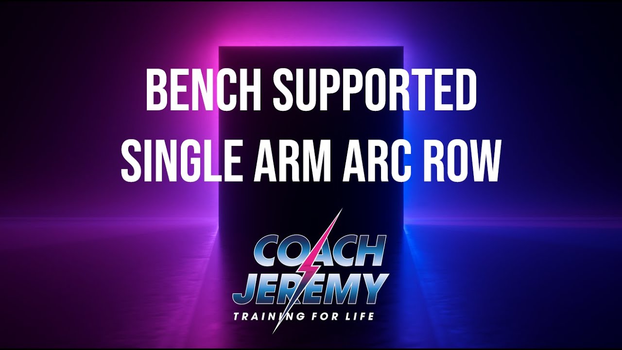 BENCH SUPPORTED SINGLE ARM DUMBBELL ARC ROW - YouTube