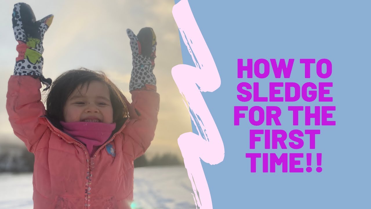 HOW TO SLEDGE FOR THE FIRST TIME! INC. TIPS TO STAY SAFE - YouTube