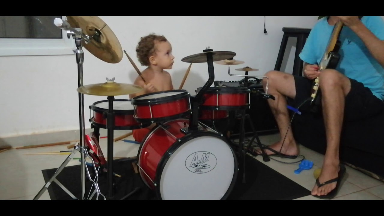 Baby Drummer - 2 years old - YouTube