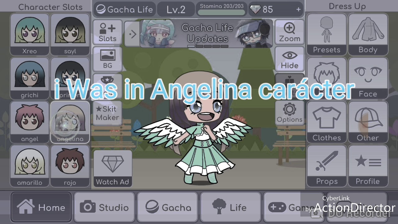 Creepy glitch in Gacha life.. /sword blood glitch?... - YouTube