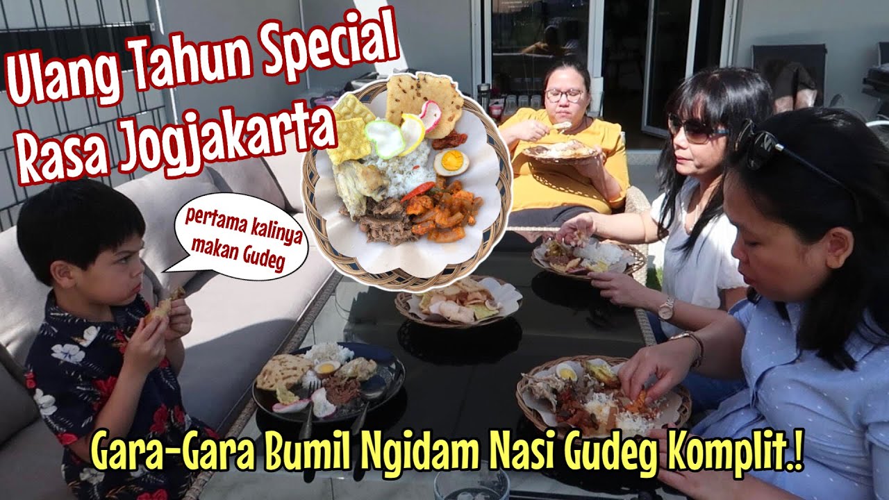 BIKIN NASI GUDEG KOMPLIT KHAS JOGJAKARTA || MANTAPNYAAAAA... - YouTube