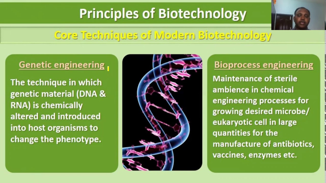 BOTANY- BIOTECHNOLOGY- PRINCIPLES AND APPLICATIONS - YouTube