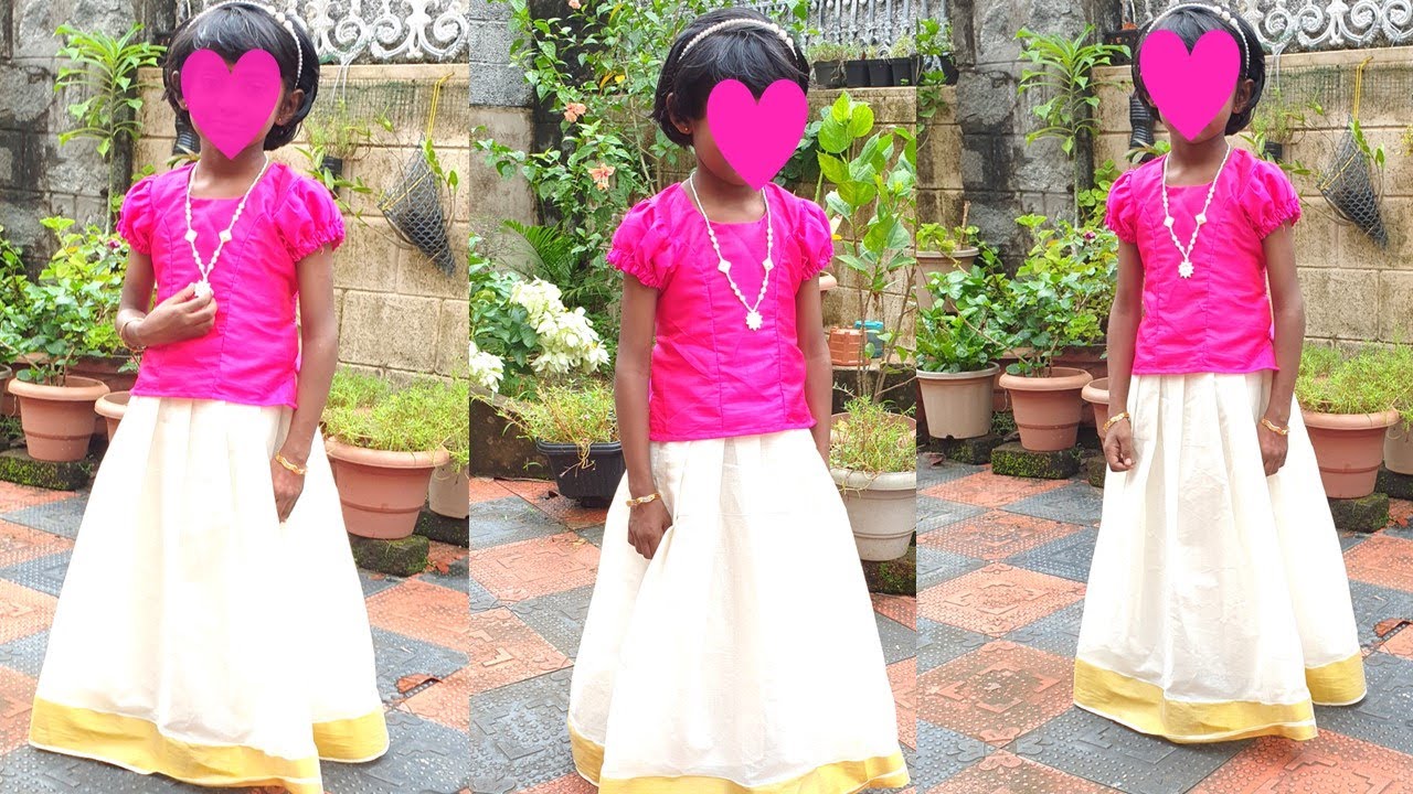 Princess Cut Model ലിൽ പട്ടുപാവാടയ്ക്ക് ബ്ലൗസ് തയ്ക്കാം/Pattupavadai ...