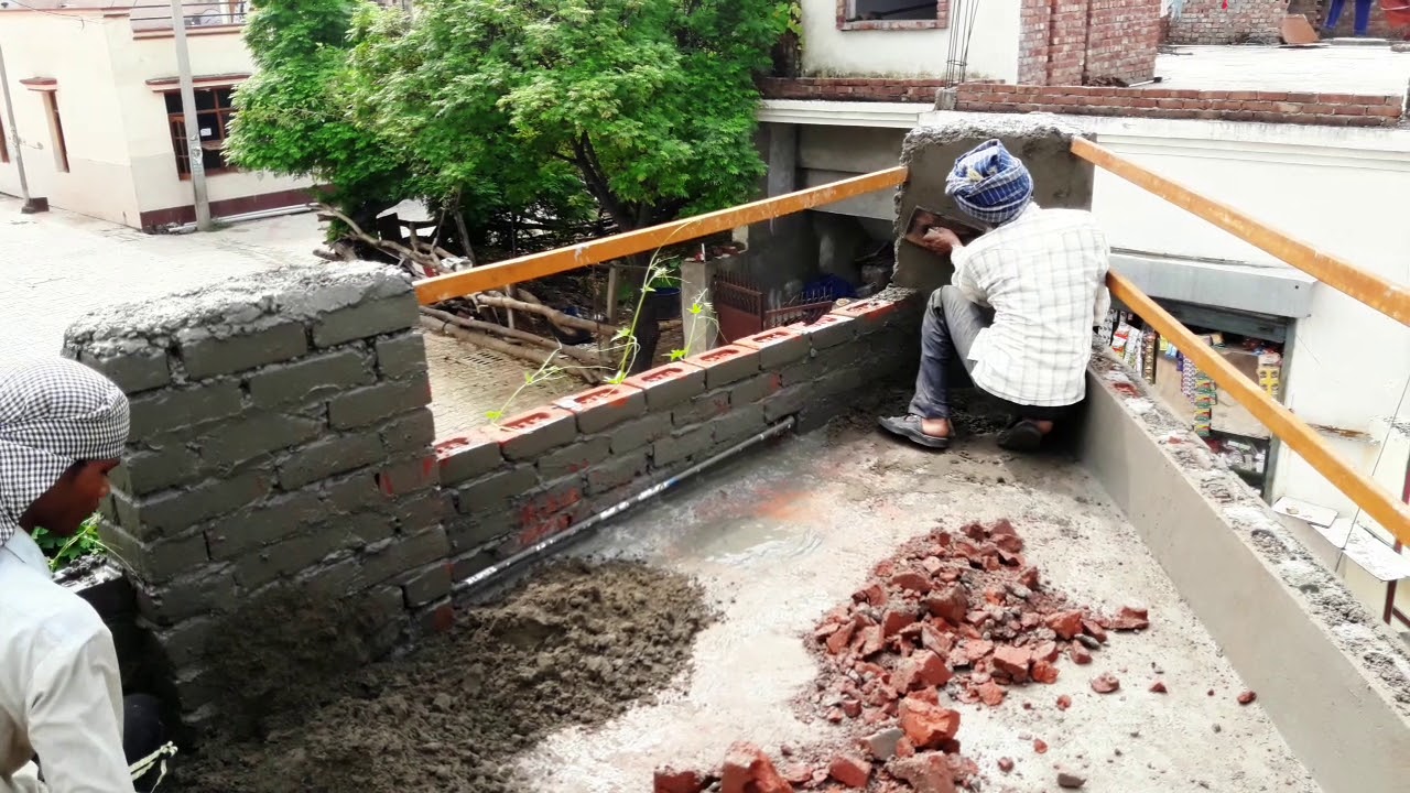 Parapet Wall Construction || Civil Engineer FBH - YouTube