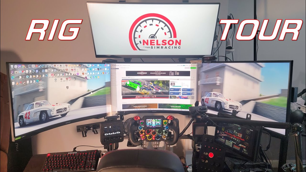 That's a lot of 8020! | My Sim Rig Tour - YouTube