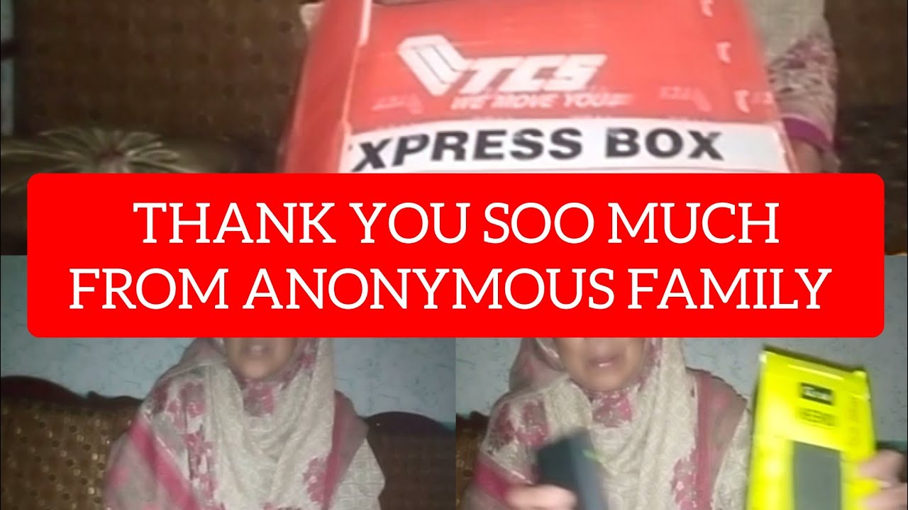 Unboxing . Thank you soo much from anonymous family. - YouTube