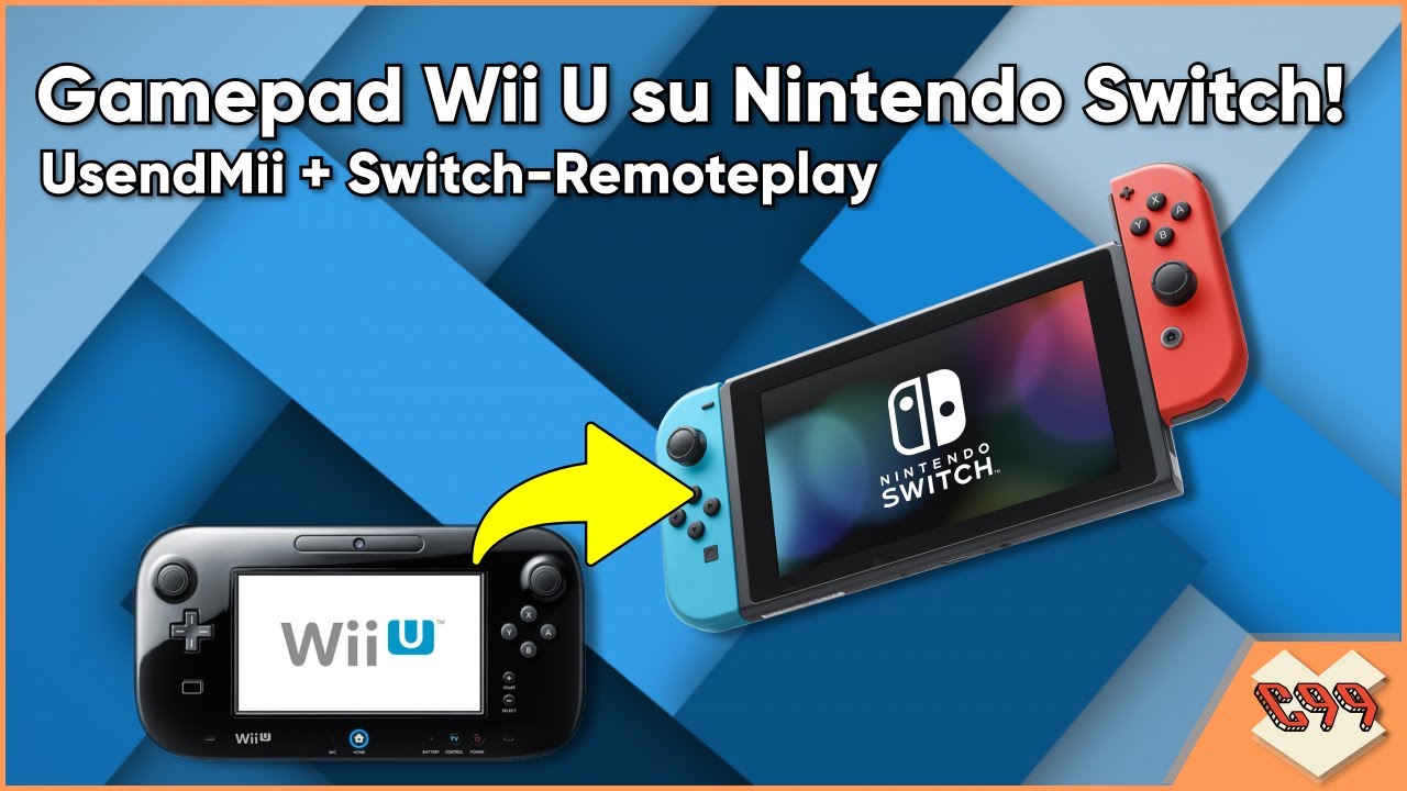 Gamepad Wii U come controller su Nintendo Switch! - UsendMii + switch-remoteplay - YouTube