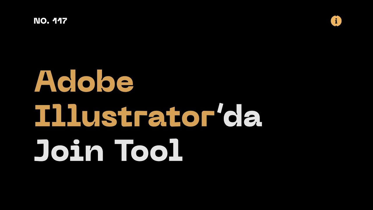 #117 Adobe Illustrator'da Join Tool (Join Tool in #AdobeIllustrator ...