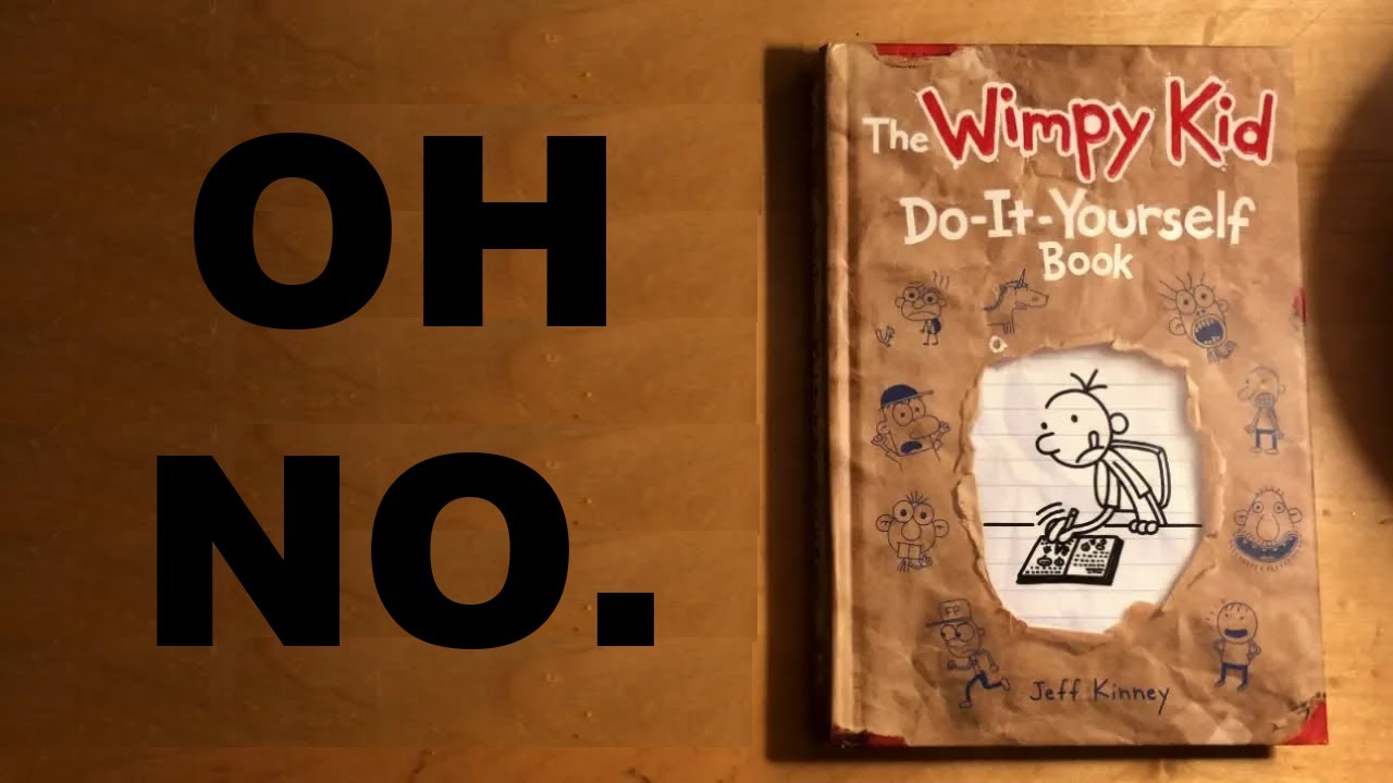 Reading My Diary Of A Wimpy Kid Do It Yourself Book Diyeazy