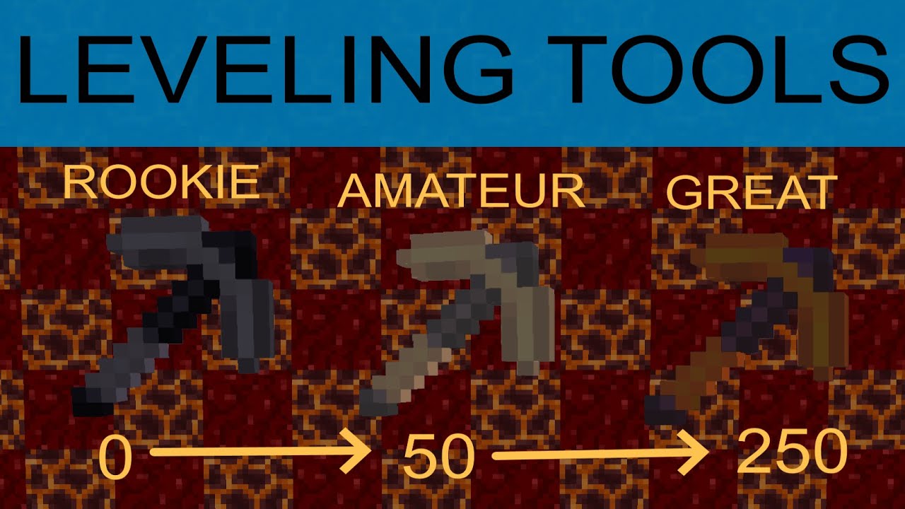 How to make Tools that Level UP | Mcreator - YouTube