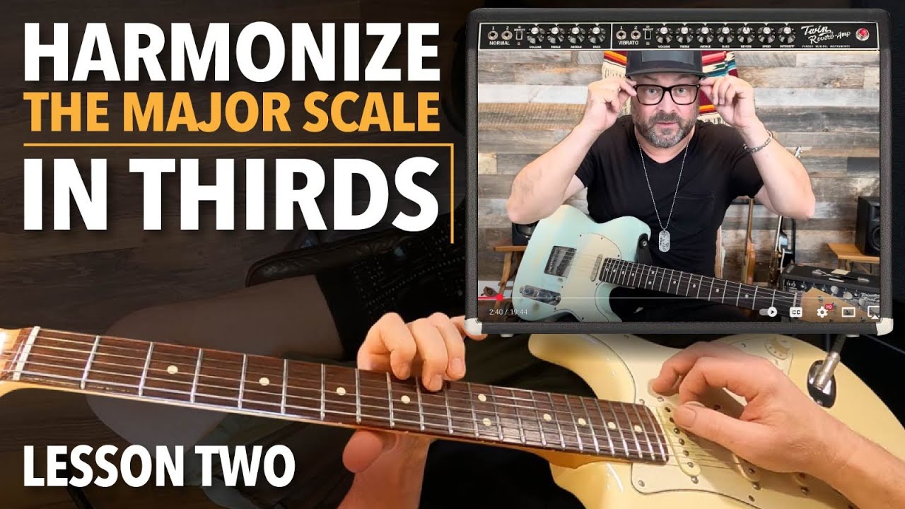 Harmonizing The Major Scale in Thirds - Lesson Two - YouTube