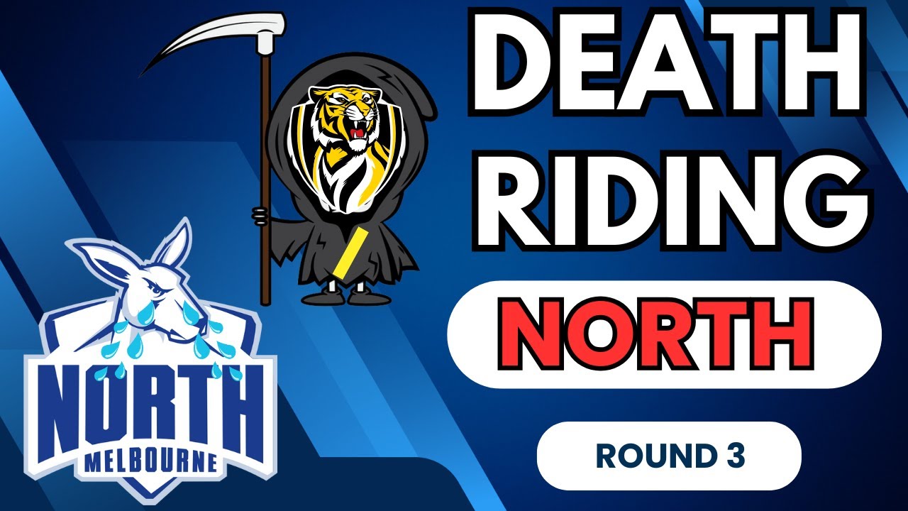 North Melbourne DEATHRIDE chart update | Round 3 | Progress made! - YouTube