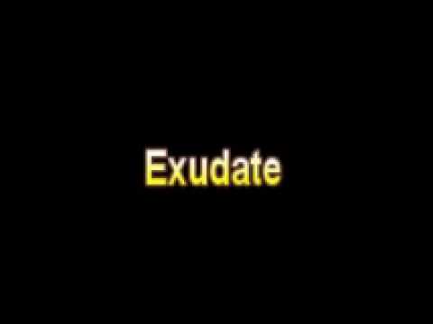 What Is The Definition Of Exudate - Medical Dictionary Free Online ...