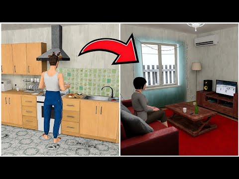 Why 😱?!GENA COOKING 🍳| 📺 GALYA WATCHING TV Andrew Shocked in Schoolboy Runaway Stealth|Full Gameplay