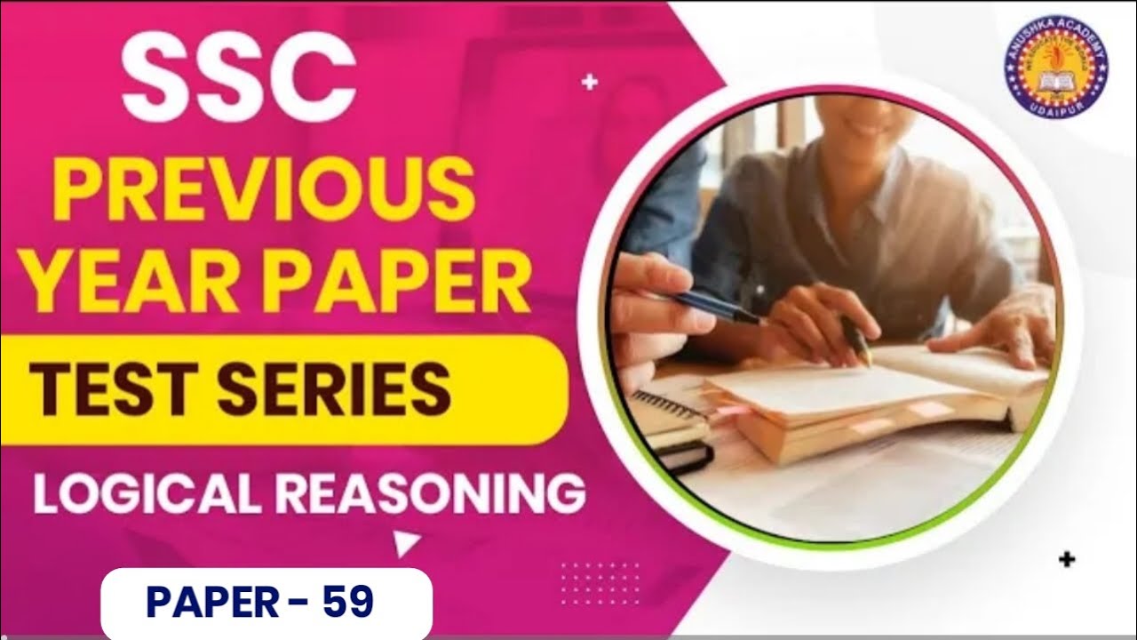 SSC Reasoning | SSC CGL Exam Reasoning Test Series Solution - Paper 59 ...