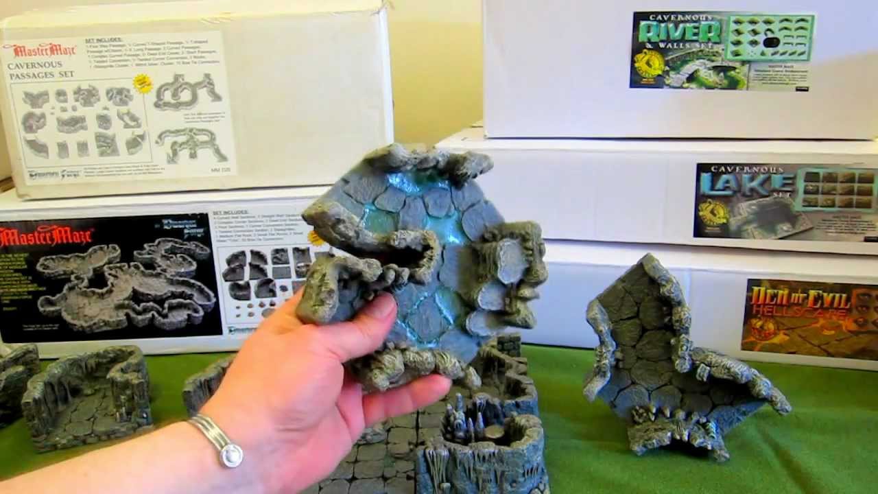 Dwarven Forge Cavern sets overview - Cavernous Passage, Cavern Set ...
