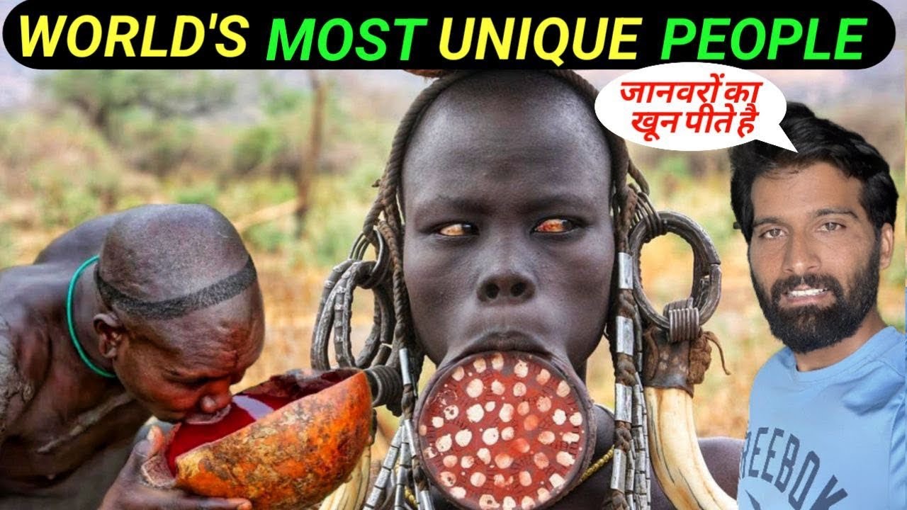 MOST UNIQUE PEOPLE ON EARTH “ MURSI TRIBE PEOPLE “ ETHIOPIA - YouTube