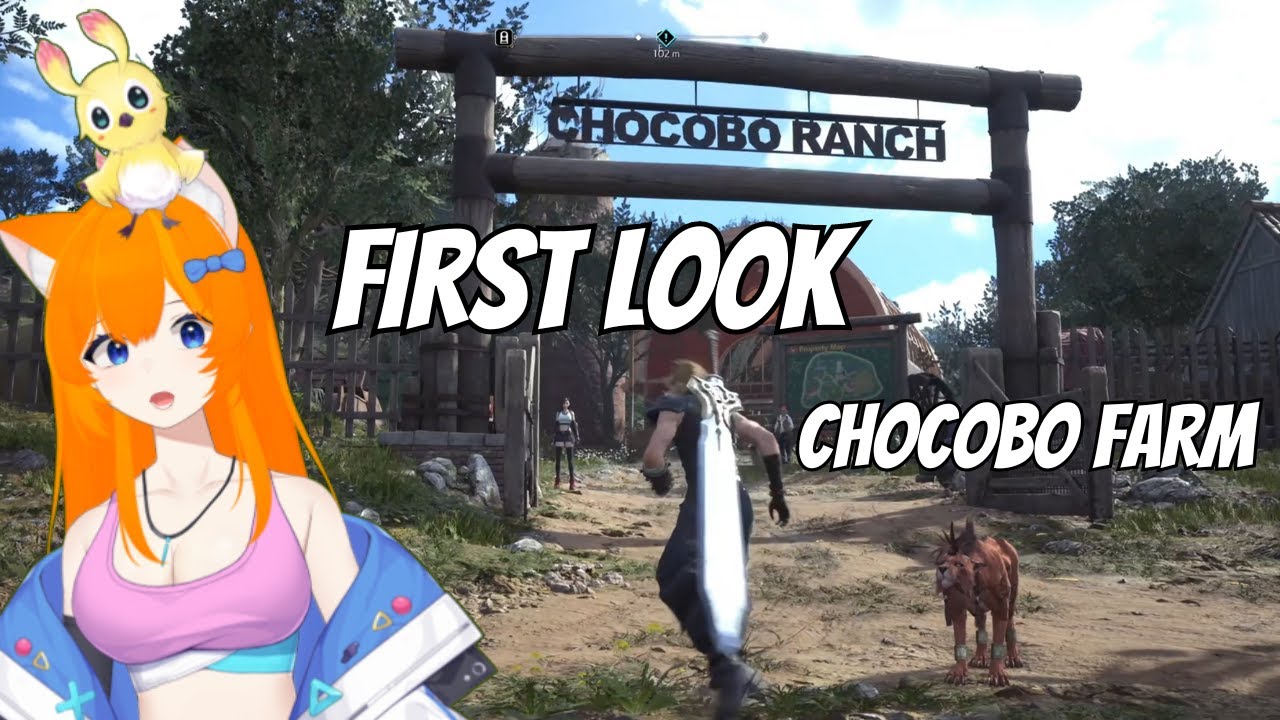 SEEING THE CHOCOBO FARM FOR THE FIRST TIME !!!! FF7 REBIRTH - YouTube