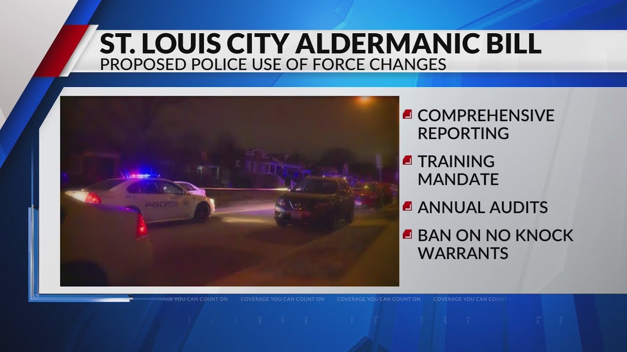 'Use of force' bill moves forward in St. Louis Board of Aldermen - YouTube