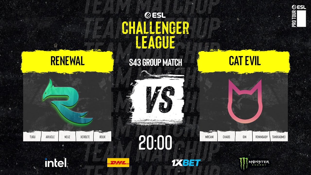 ECL S43 | Group Stage | Renewal vs Cat Evil | BO3 | MN cast - YouTube
