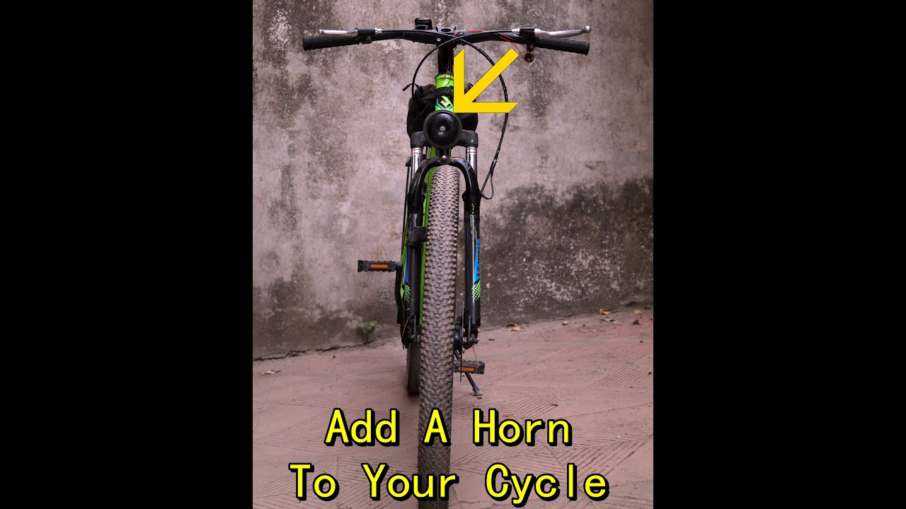 How To Add A Single Horn To Your Cycle |cycle modification|cycle ...