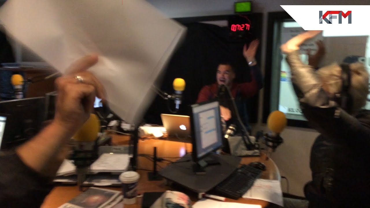 The KFM Breakfast team reacts to coffee - YouTube